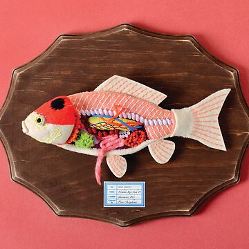 "Anatomy of Nishiki-Koi Fish #2" Postcard for Sale by Hiné Mizushima ...