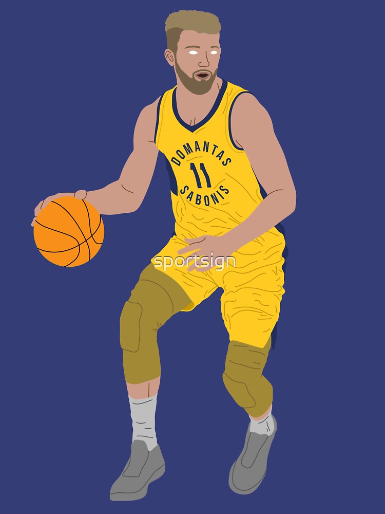 "Domantas Sabonis Indiana Basketball" T-shirt for Sale by sportsign ...