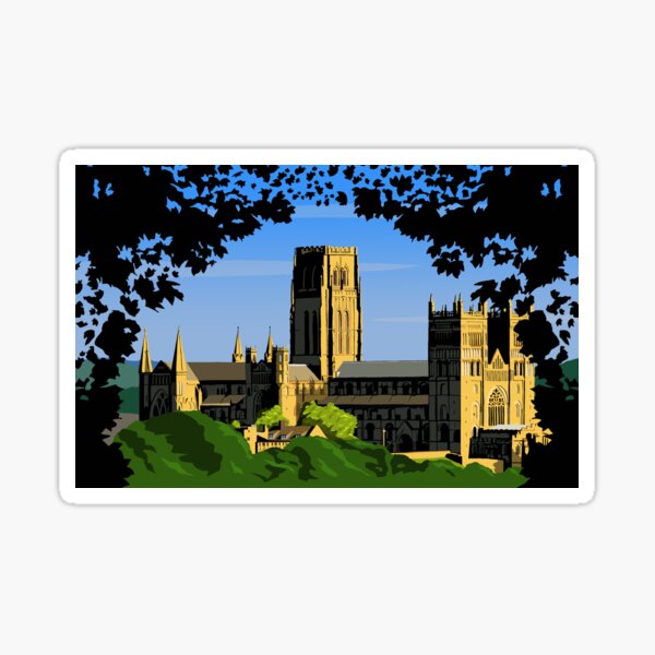"Durham Cathedral" Sticker for Sale by Richard O'Neill | Redbubble