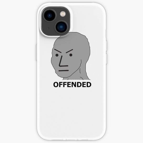"SJW - NPC MEME OFFENDED!" iPhone Case for Sale by Captainspammmmm ...
