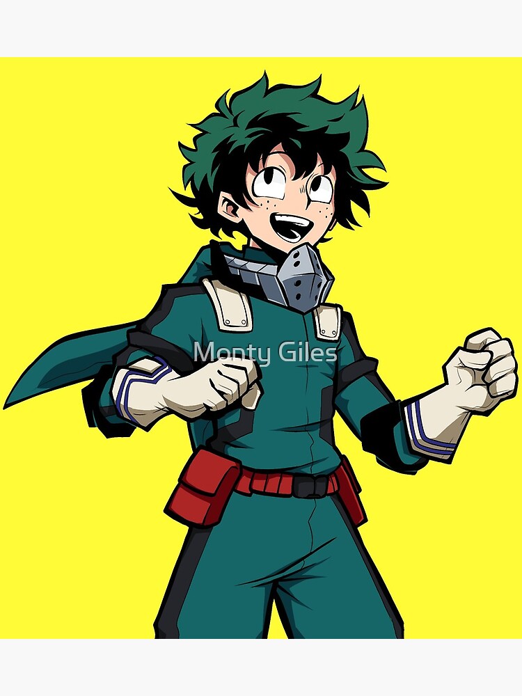 "Izuku Midoriya Deku "Happy Pose"" Art Print by spaceaura666 | Redbubble