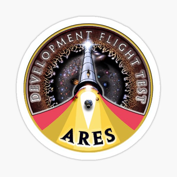 "NASA Ares Logo with the Universe!" Sticker for Sale by pablocbudassi ...