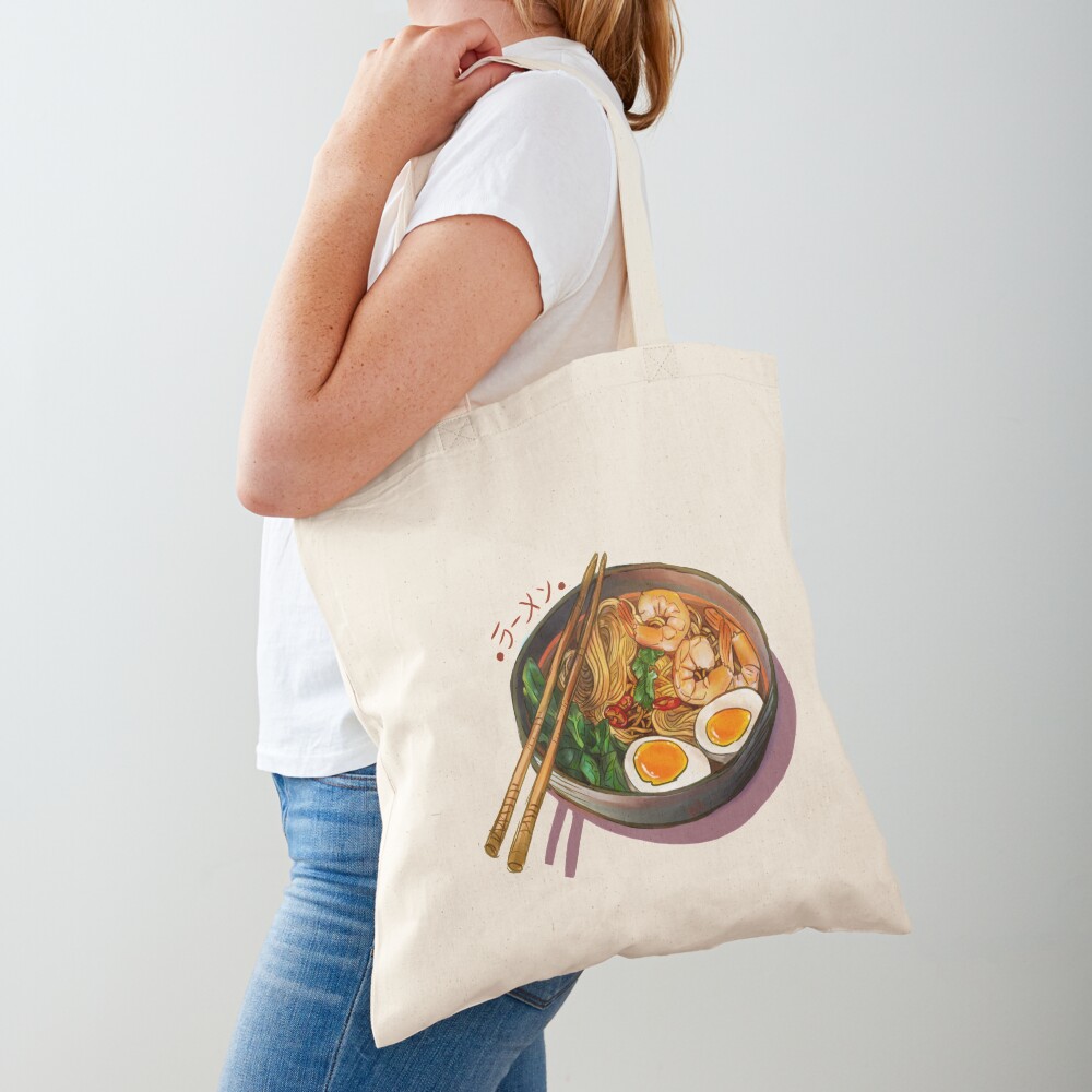 "Japanses Ramen Noodles Bowl" Tote Bag for Sale by Wieskunde | Redbubble