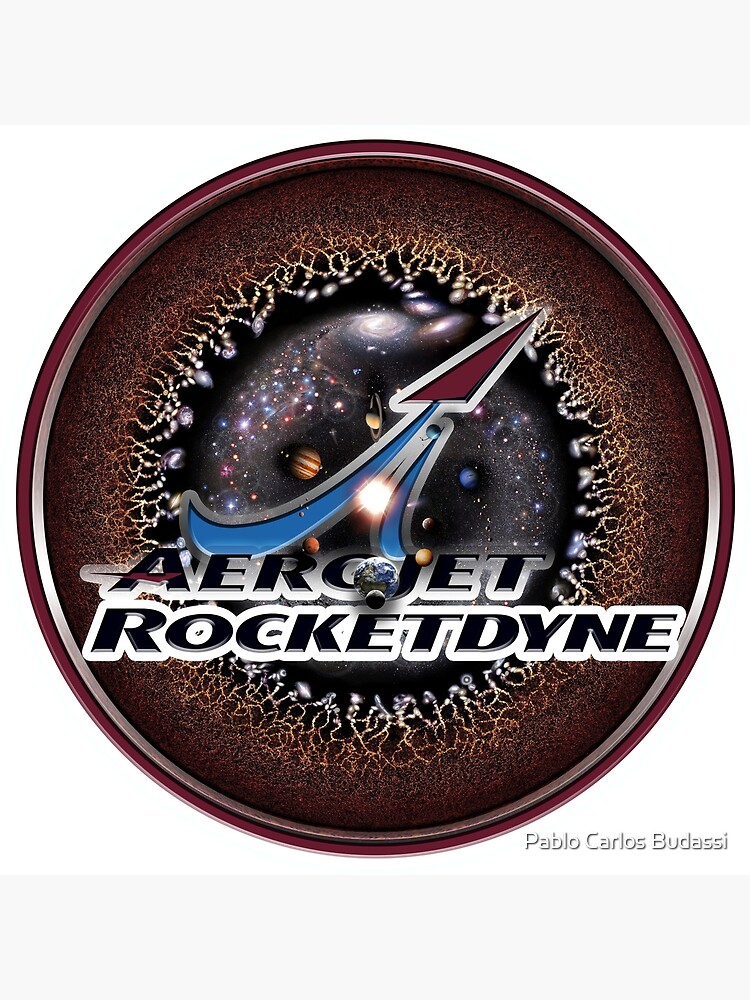 "Aerojet Rocketdyne Logo with the Universe!" Poster by pablocbudassi ...