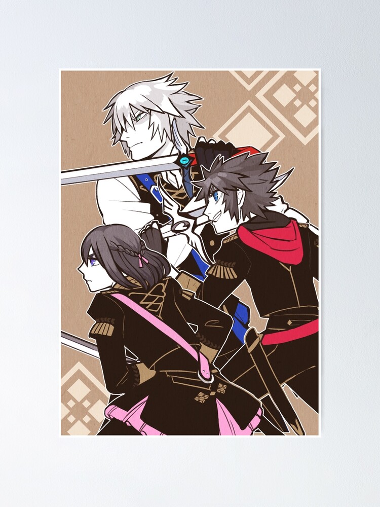 "Kingdom Hearts x FE3H" Poster for Sale by soursoppi | Redbubble