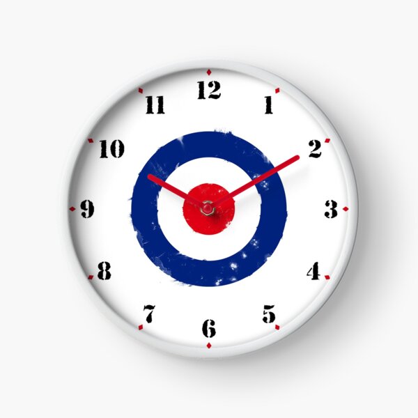 "Roundel RAF" Clock by BetterDIY | Redbubble