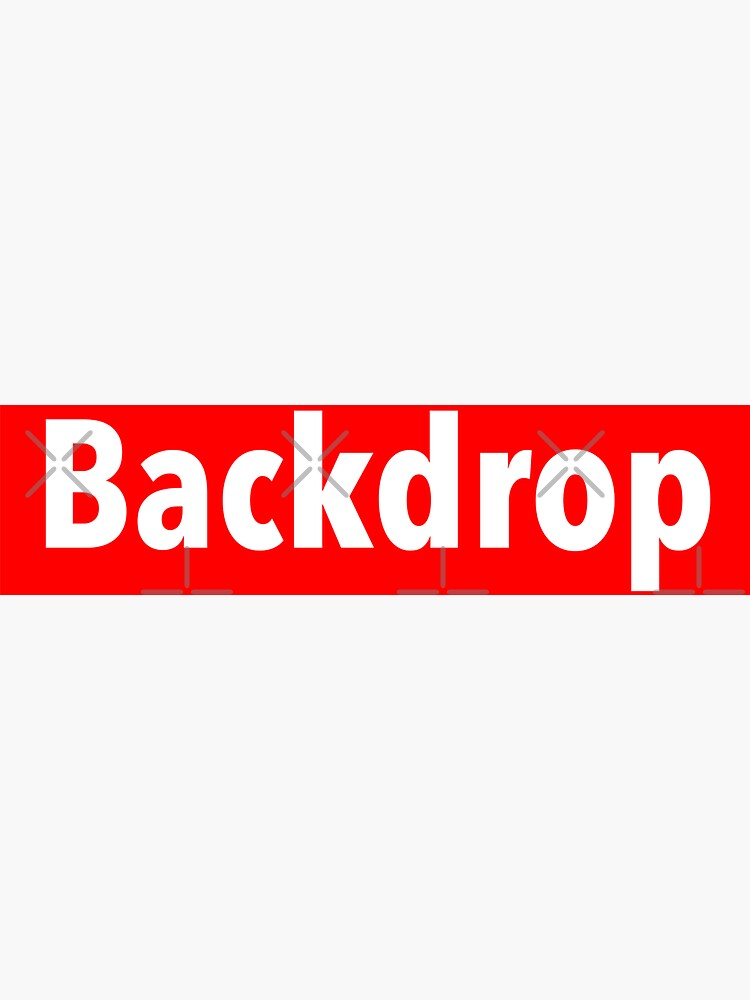"Backdrop" Sticker for Sale by weavernap | Redbubble