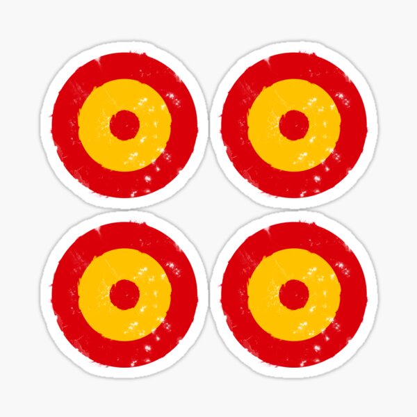 "Roundel Spain" Sticker for Sale by BetterDIY | Redbubble