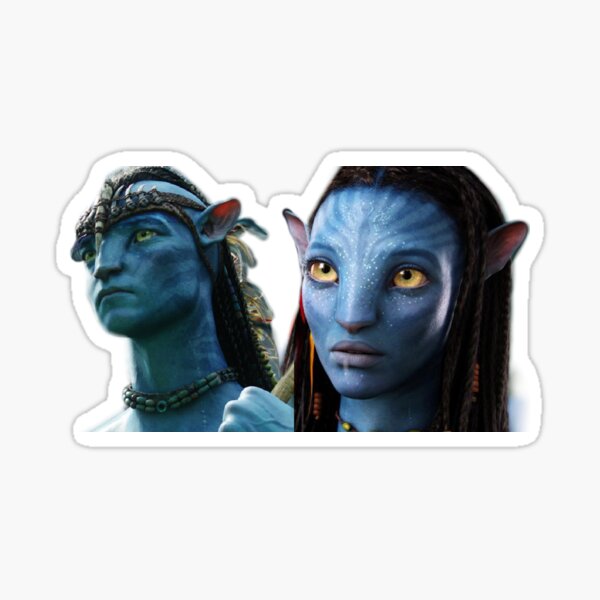 "Avatar Jake and Neytiri" Sticker for Sale by maygxnnn | Redbubble