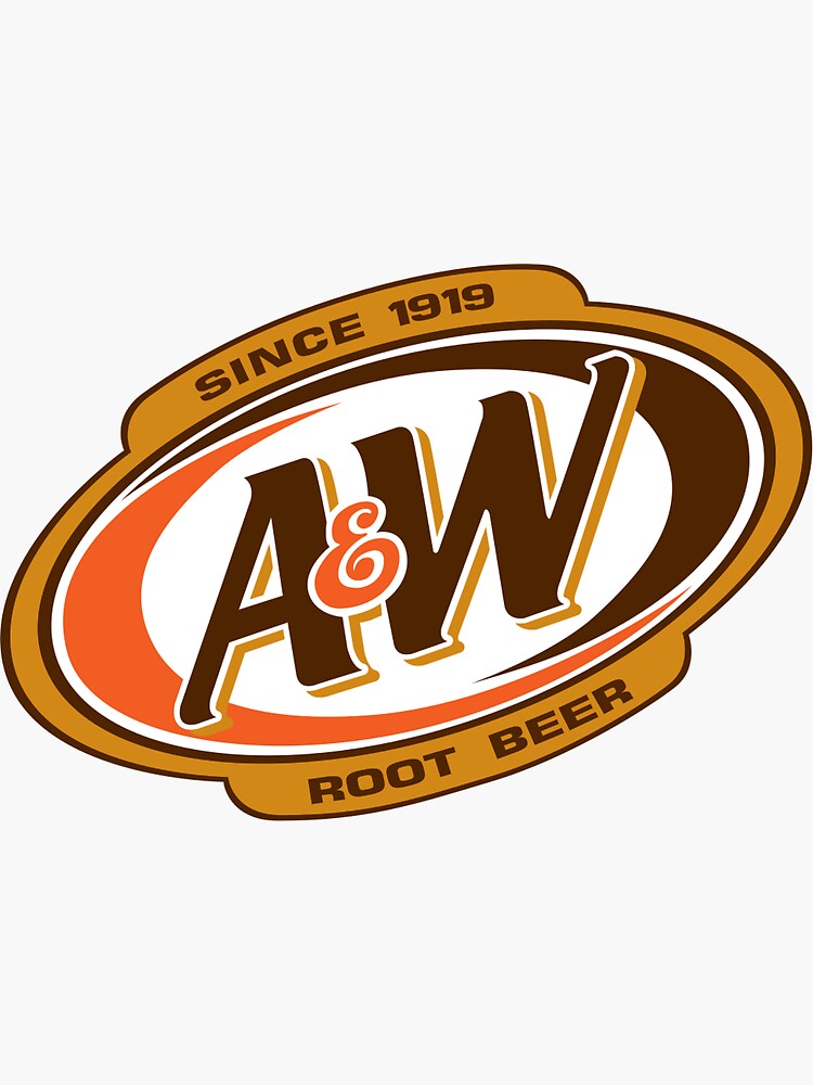 "A&W Root Beer" Sticker for Sale by TuneWav | Redbubble