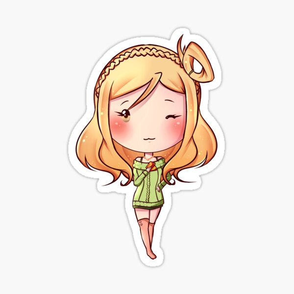 "Chibi Mari Ohara" Sticker for Sale by mianamaxi | Redbubble