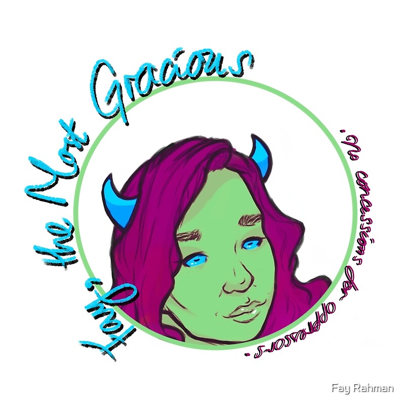 ""Fay, the Most Gracious" Logo" by Fay Rahman | Redbubble