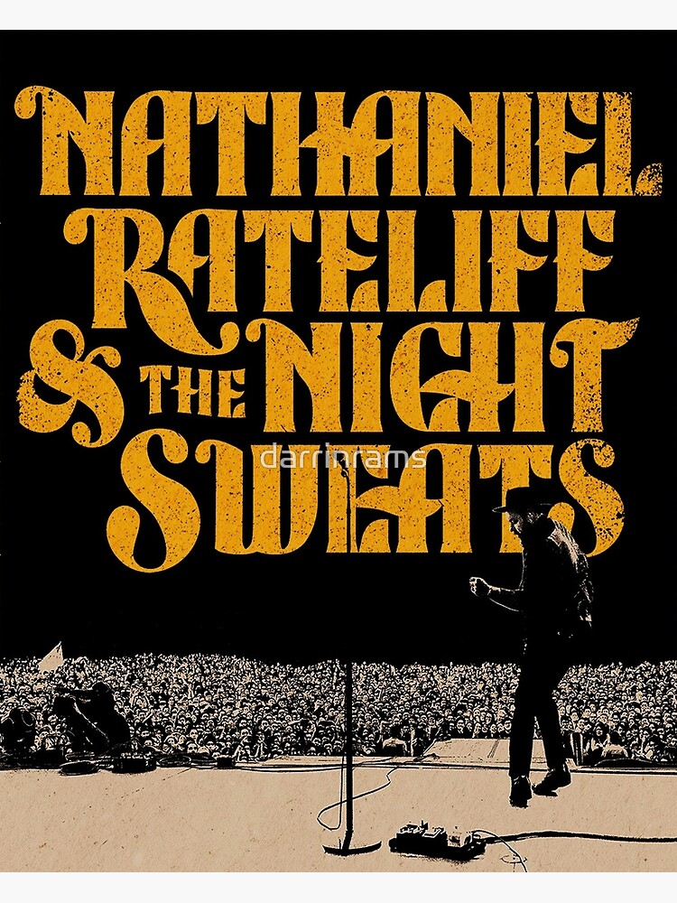 "nathaniel rateliff live tour 2019 2020 bedakan" Poster for Sale by ...