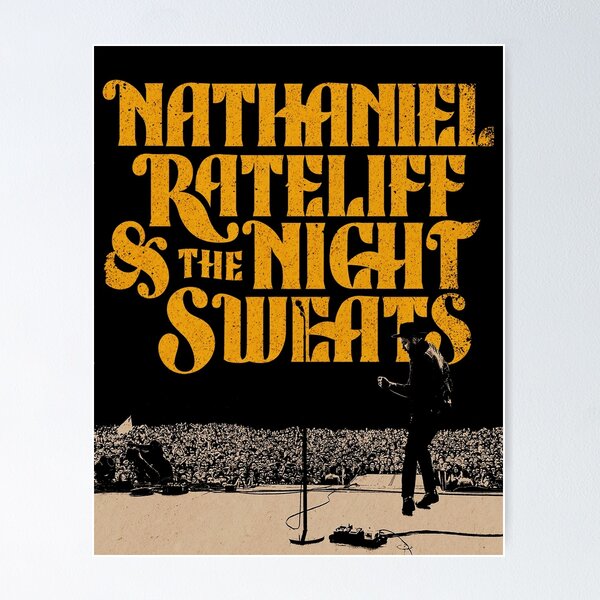 "nathaniel rateliff live tour 2019 2020 bedakan" Poster for Sale by ...