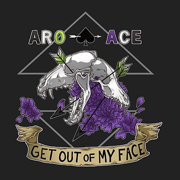 "Aro+Ace - Get Out of My Face" Bucket Hat for Sale by kiriska | Redbubble