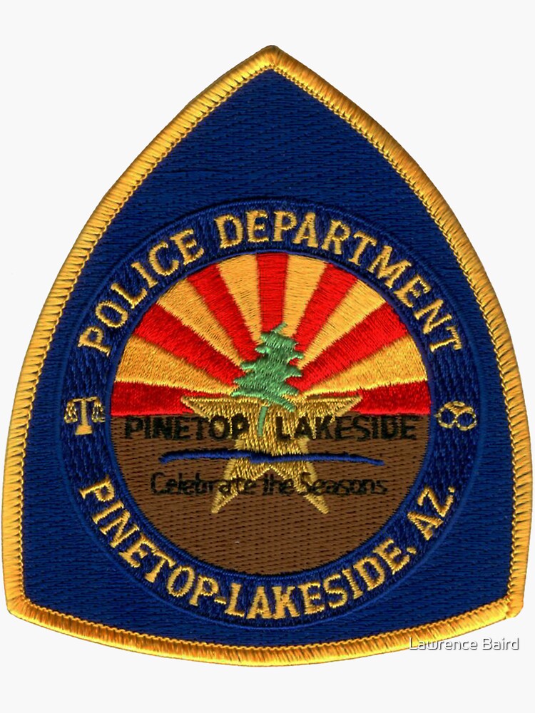 "Pinetop-Lakeside Police Department" Sticker for Sale by lawrencebaird ...