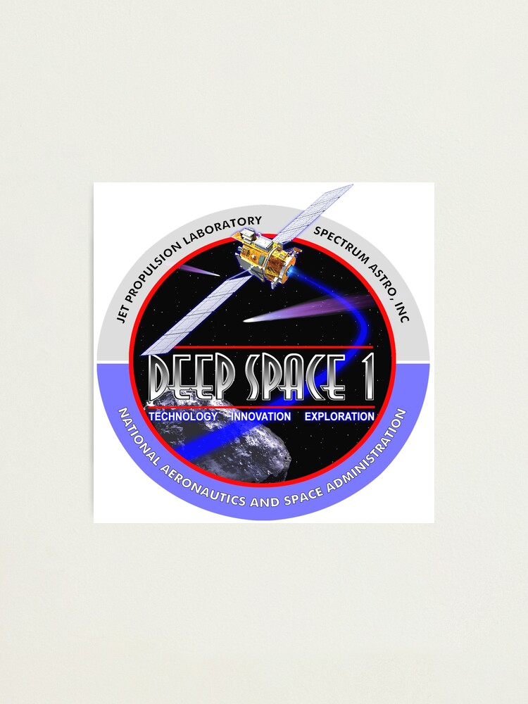 Lámina fotográfica «Logotipo de la misión Deep Space 1» de ...