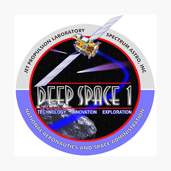 Lámina fotográfica «Logotipo de la misión Deep Space 1» de ...