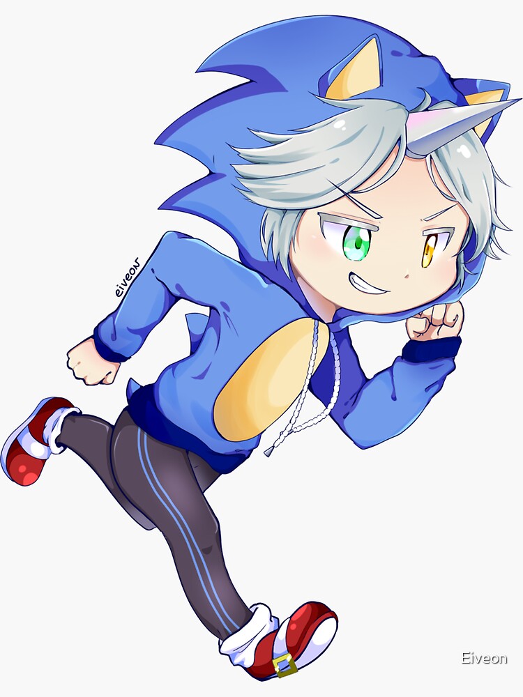 "Sonic RAVEN" Sticker by Eiveon | Redbubble