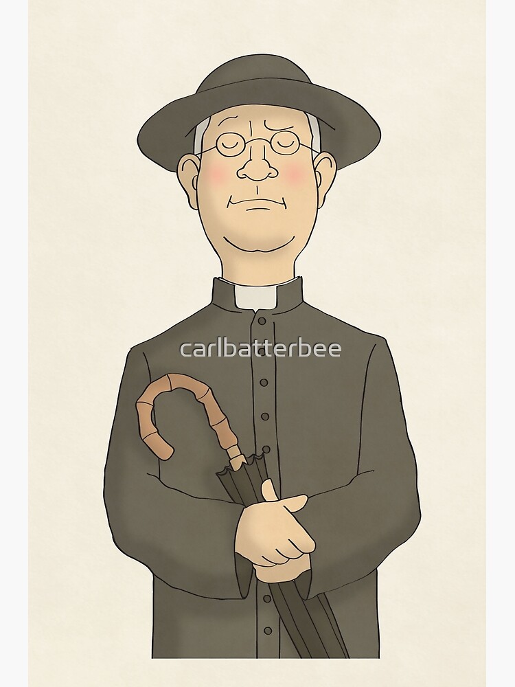 "Father Brown" Framed Art Print for Sale by carlbatterbee | Redbubble