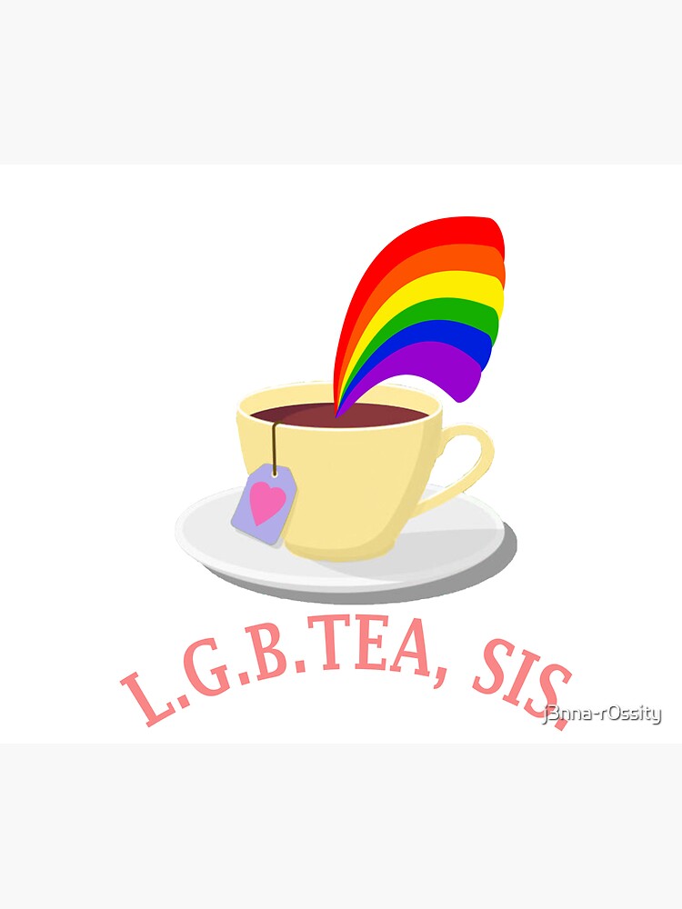"LGB TEA" Sticker by j3nna-r0ssity | Redbubble