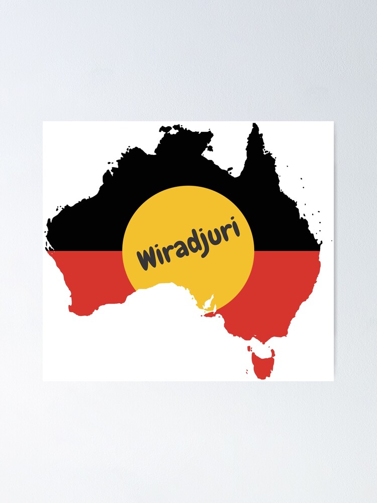 "Wiradjuri Aboriginal Australian" Poster for Sale by Taz-Clothing ...