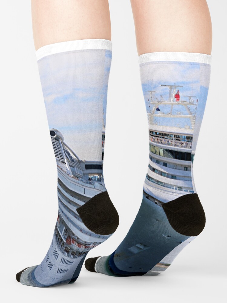 "Cruise ship 13" Socks by FranWest | Redbubble