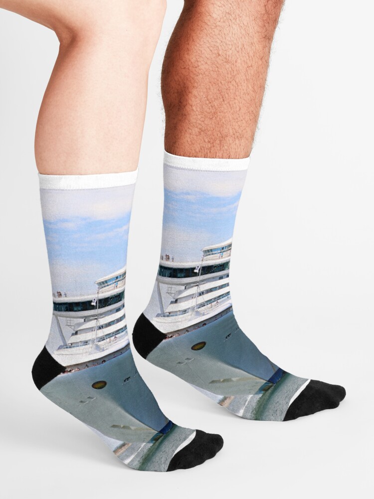 "Cruise ship 13" Socks by FranWest | Redbubble
