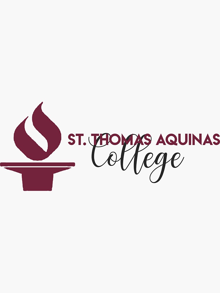"St. Thomas Aquinas College" Sticker by lohtus | Redbubble