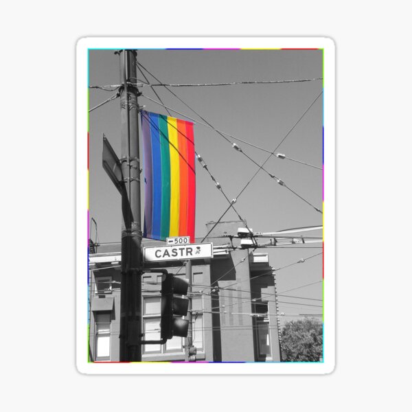 "Castro" Sticker by SkatingGirl | Redbubble