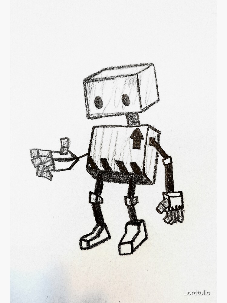"Timmy the Robot" Sticker by Lordtulio | Redbubble