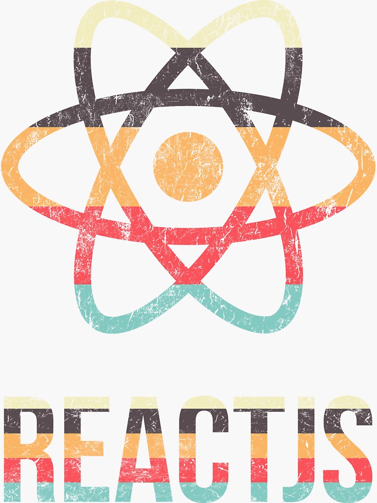Reactjs Framework Javascript Sticker For Sale By Vladocar Redbubble