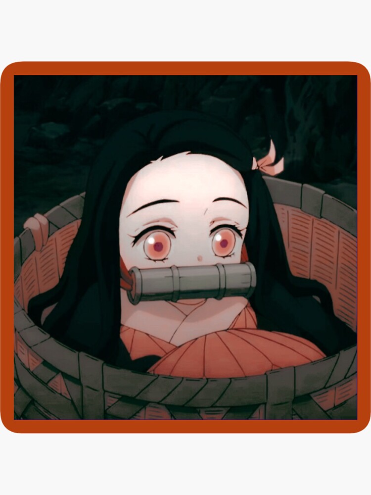 "Nezuko kid - Demon slayer " Sticker by Aminefnaik | Redbubble