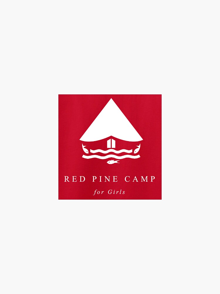"Red Pine Camp Logo" Sticker for Sale by arolighed | Redbubble