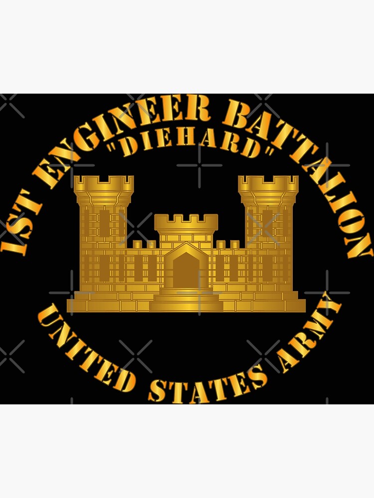 "Army - 1st Engineer Battalion - US Army" Poster by twix123844 | Redbubble