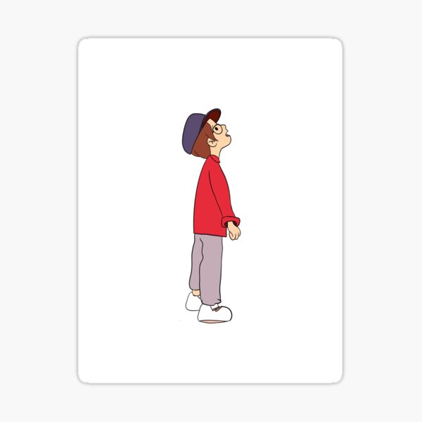 "Logic bobby boy character" Sticker by angiemarie5436 | Redbubble