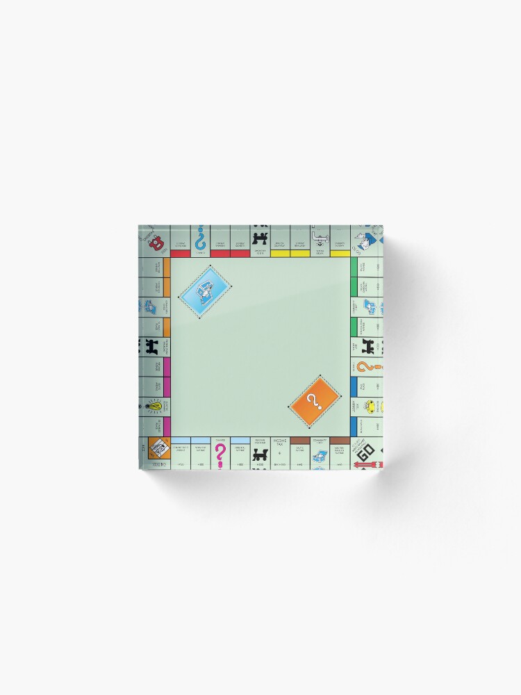 "Board Game Board- monopoly" Acrylic Block for Sale by emelineclare ...