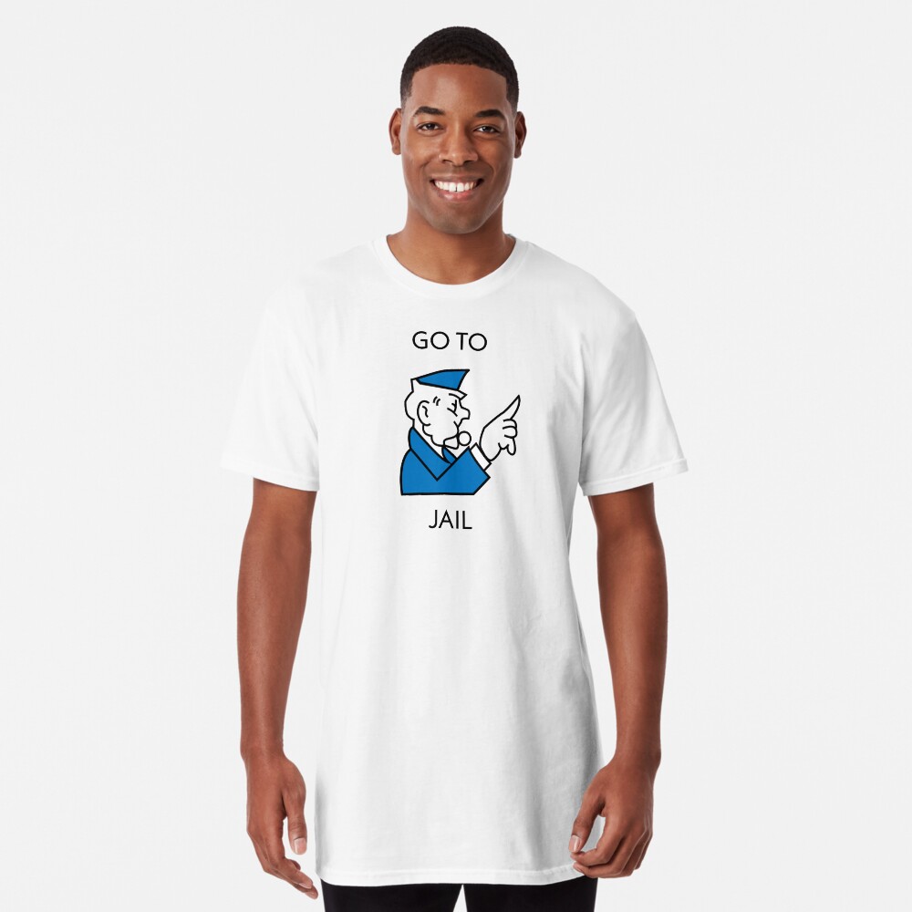 "Go To Jail" Sticker for Sale by Em Jones | Redbubble