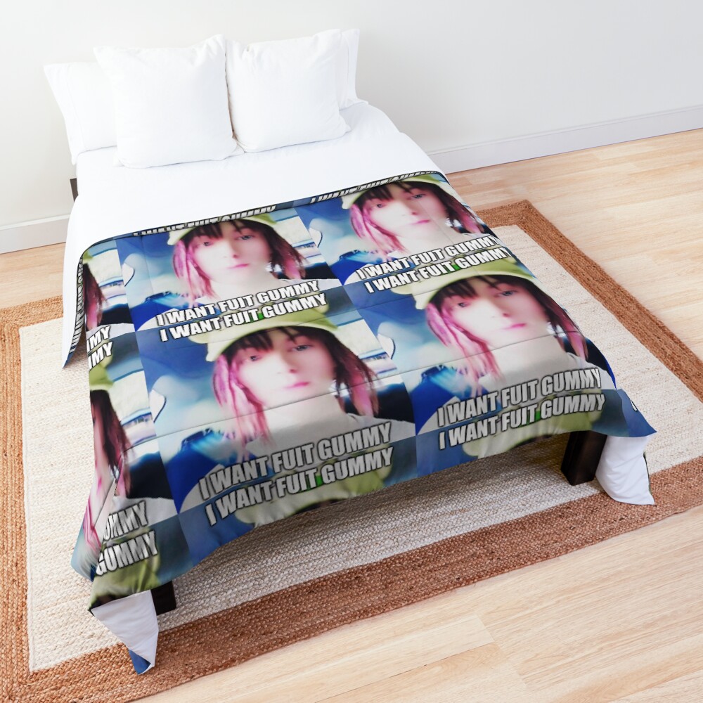 "Drain Gang Bladee I want Fuit Gummy Meme Shirt" Comforter for Sale by ...
