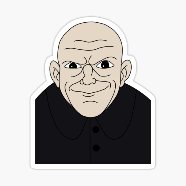 "Fester" Sticker for Sale by Amp98447 | Redbubble