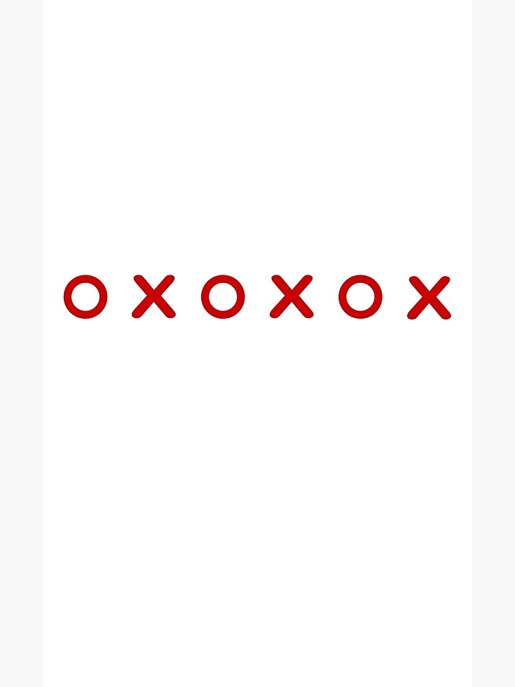 "OXOXOX" Art Print for Sale by 8HDesign | Redbubble
