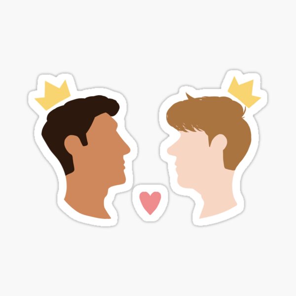 "Rupert and Amir" Sticker for Sale by ottomatonic | Redbubble