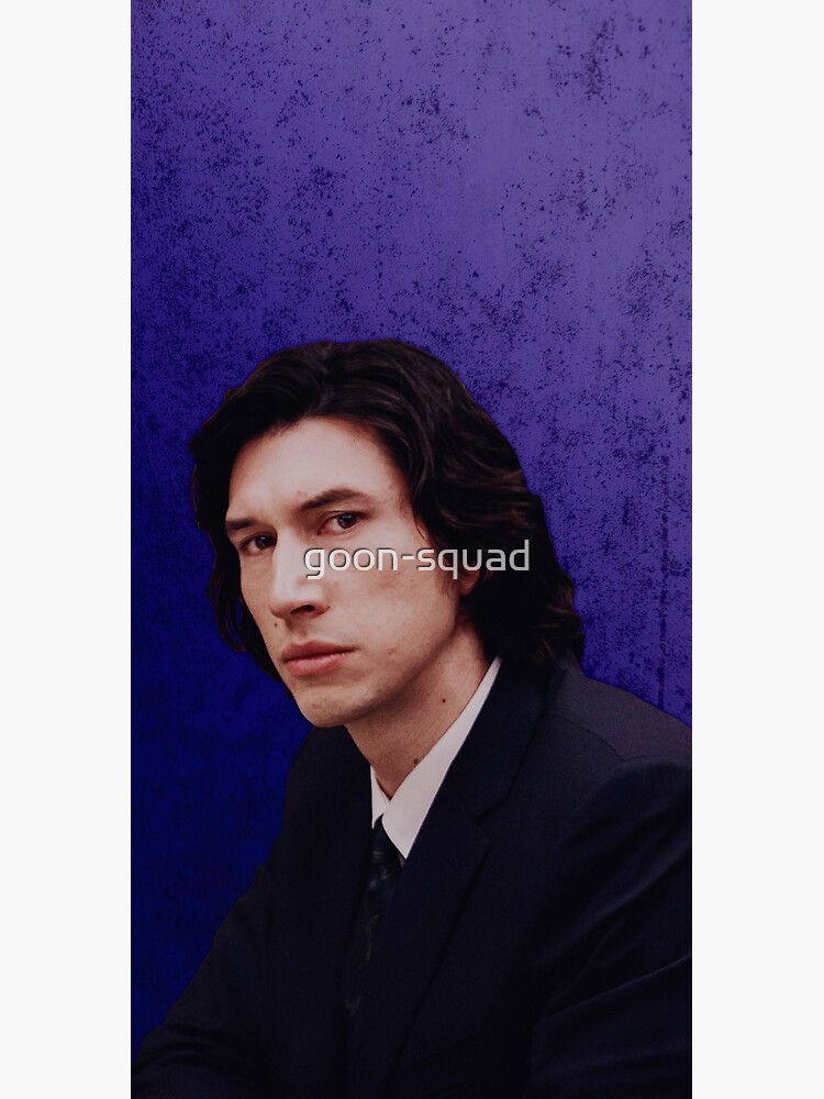 "Adam Driver as Charlie 2019 Blue Texture Edit " Poster by goon-squad ...