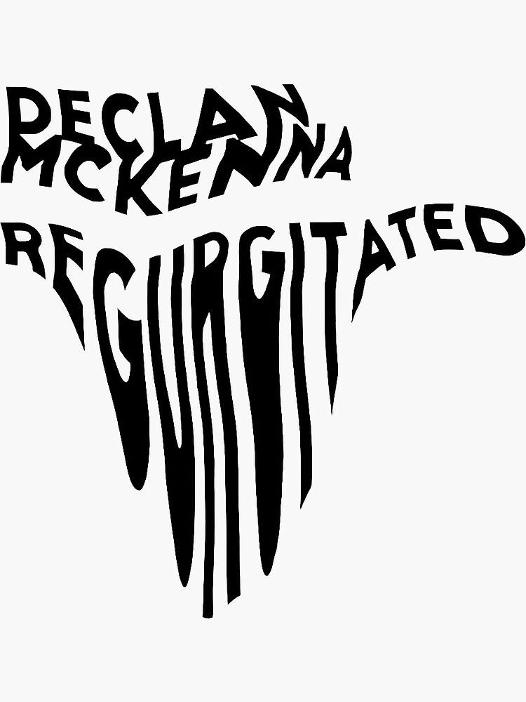 "DECLAN MCKENNA - REGURGITATED" Sticker by darty22 | Redbubble