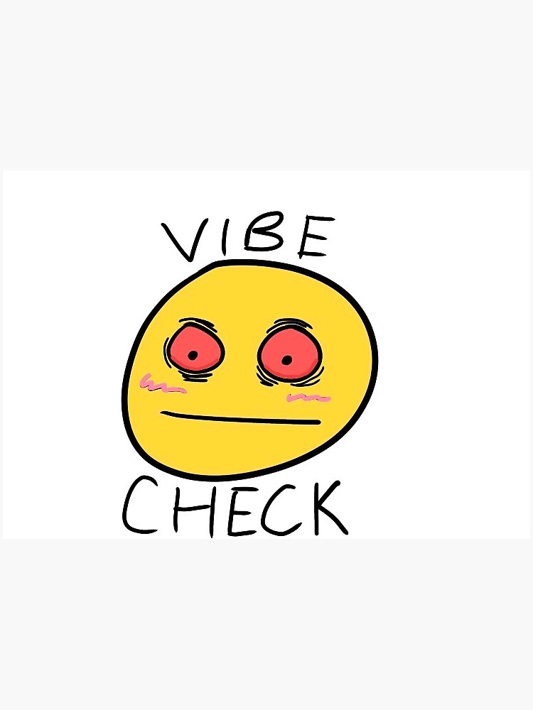 "Vibe Check sticker " Sticker for Sale by bubblemina | Redbubble