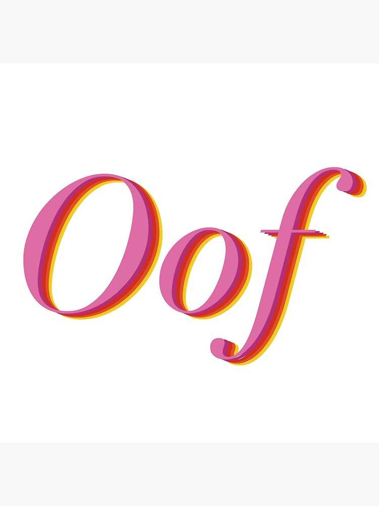 "Oof meme " Art Print for Sale by redshoephoto | Redbubble