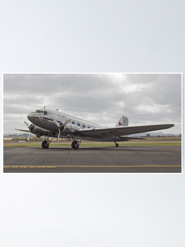 "TAA DC-3" Poster for Sale by Bairdzpics | Redbubble