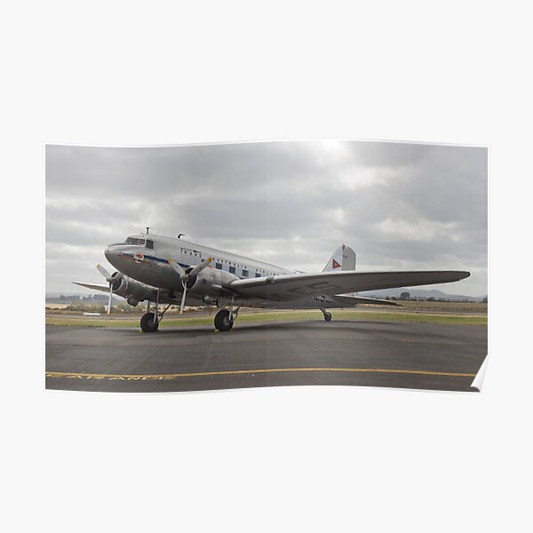 "TAA DC-3" Poster by Bairdzpics | Redbubble