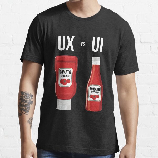 "UI vs UX Designer " T-shirt for Sale by RobDigital | Redbubble | ui t ...