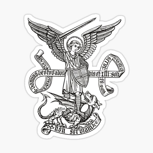 Saint Michael Stickers | Redbubble